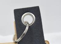China Custom Silver Reflective TPU Keyring Chain - 500pcs MOQ with 3M Reflective Material for Promotional Gifts for sale