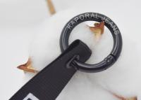 China Custom Microfiber Leather Key Lanyard with High-Frequency Logo - 500pcs MOQ, 10-12 Day Production for sale