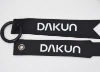 China Custom Microfiber Leather Key Lanyard with High-Frequency Logo - 500pcs MOQ, 10-12 Day Production for sale
