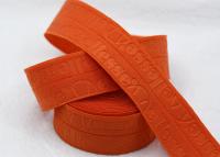 China 25mm Nylon Elastic Webbing with Custom Silicone Logo - OEKO-TEX Certified for Cycling Wear for sale