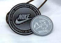 China Custom 2-in-1 Technical Black Reflective TPU Logo Patches for Sail Clothing - 3-5 Day Samples, 5-7 Day Production for sale