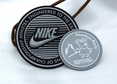China Custom 2-in-1 Technical Black Reflective TPU Logo Patches for Sail Clothing - 3-5 Day Samples, 5-7 Day Production for sale