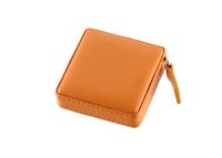 China Square PU Leather Retractable Cloth Tape Measure Body 2 Meters Measuring Tape for sale