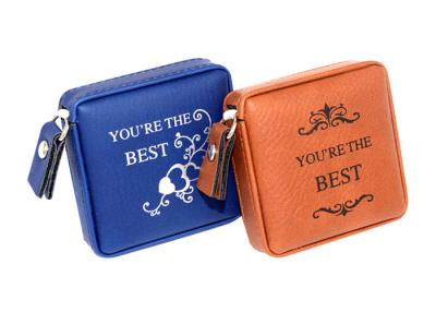 China Laser Logo Retractable Tape Measure PU Leather 79 Inch Body Measuring Tape for sale