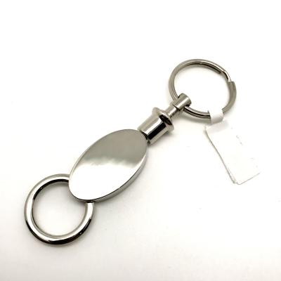 China MOQ 500 Metal Keychain Holder with Zinc Alloy and for sale