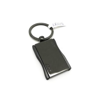 China OEM/ODM Metal Keychain Holder for Black Gun with Customized Logo Available for sale