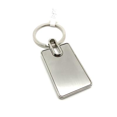 China As Photo Metal Keychain Holder with Zinc Alloy for Siliver for sale
