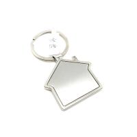 China OEM Zinc Alloy Keychains 44x75x6mm Siliver Color for sale