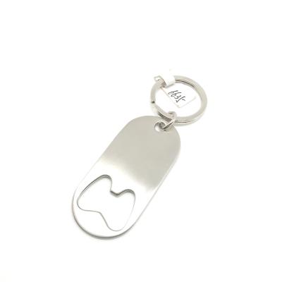 China Shinny Nickel Metal Bottle Opener With Rust Resistant Plating for sale