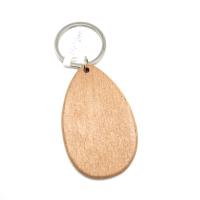 China Durability Engraved Wooden Keychain Gift Natural Wood Decoration Piece for sale