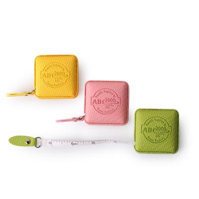 China Round And Square PU ABS Tape Measure With 1/60 Inch Accuracy for sale