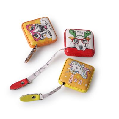 China Accuracy Double Sided Retractable PU Tape Measure With Customizable Color And 150mm/60inch Range for sale