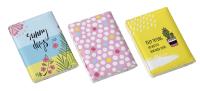 China Customizable Weave Pattern PU Passport Holder With ID Window And Travel Document Organizer for sale