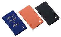 China Customized Weave Pattern PU Leather Travel Passport Holder Water Resistant 4 Card Slots ID Window for sale