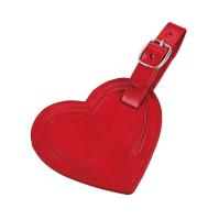 China Rectangle PU Luggage Tag with Secure Buckle Strap for Easy Bag Identification for sale