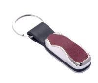 China Personalized Classic Top Grain Leather Key Chains In Various Colors Custom Designs for sale