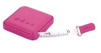 China Double Sided Round Square Rectangle Retractable Ruler Memory Tape Measure PU ABS PU Tape for sale