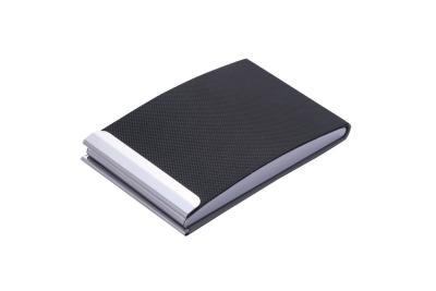 China Metal/PU Business Card Holder With Snap Closure Professional And Elegant Design for sale