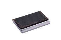 China Stylish Rectangle Metal Business Card Case Holds Up To 50 Name Cards for sale