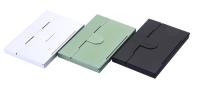 China Slim Metal Metal Card Case / Business Card Holder With Snap Closure for sale