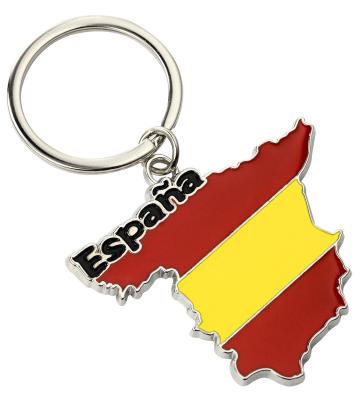 China Personalized Gift Souvenir Campaign Cute Metal Keychain Enameled Logo and Durability Guaranteed for sale
