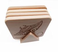 China Special Design Base Coaster Cups Set for Absorbent Beverages for sale