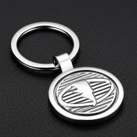 China Customized Logo Zinc Alloy Custom Car Keychains for Customized Souvenirs for sale