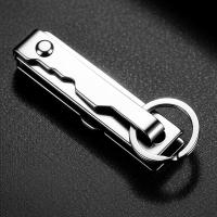 China Durable Steel Keychain Organizer OEM ODM Heavy Duty Key Holder for Secure Organized Key Storage and Easy Access in Daily for sale