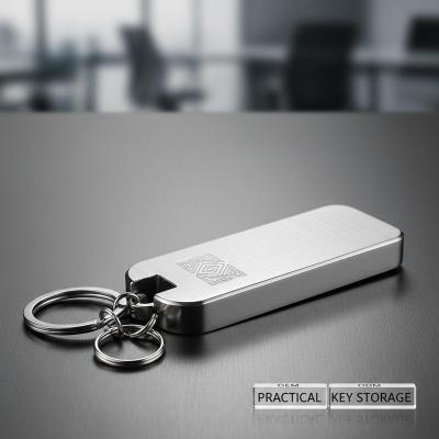 China Zinc Alloy Metal Keychain Holder Durable Construction OEM ODM Suitable for Custom Branding and Practical Key Storage for sale