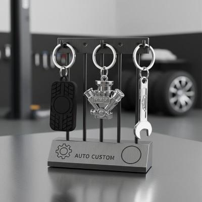 China Keychain Holder Custom Car Keychains Customized Logo for Auto Repair Shops Vehicle Customization and Marketing Campaigns for sale