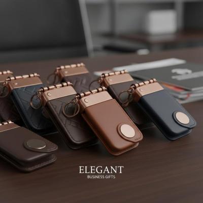 China Customized Leather Key Holders Keychain Holder Elegant Design Perfect for Business Corporate Gifts and Marketing Campaigns for sale