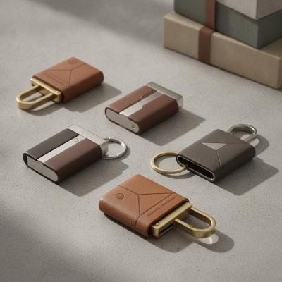 China 20 Grams Durable Leather Key Fobs Offering Elegant Design and Long Lasting Suitable for Corporate Gifts for sale