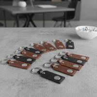 China 40 46 5mm Leather Key Chains Classic Style 20 Grams Elegant Accessories Suitable for Employee Gifts and Corporate Events for sale