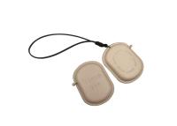 China Ellipse Soft Strap Retractable Tape Measure PU 20mm Thickness Silk Screen Printing for sale