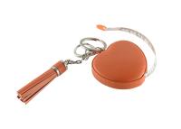 China Laser Engraving Retractable Tape Measure Heart Tassels Strap Souvenir Gift for sale