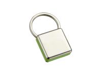 China Anti Rust Metal Keychain Holder Colorful Snap Hook Keychain Square Plastic for sale