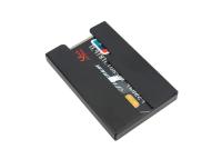 China Open Credit Card Organizer Wallet Purse Carbon Fibre Stainless Steel Holder for sale