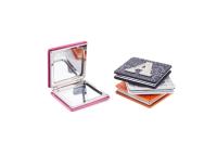 China Metal ABS Cosmetic Pocket Mirror Silk Screen Printing Logo Souvenir Gift for sale