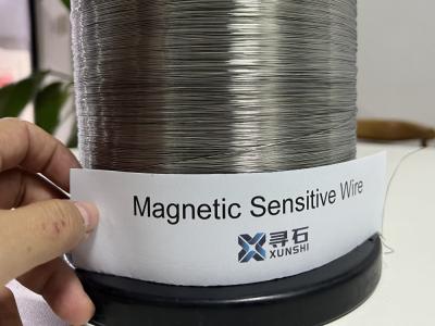 China Vicalloy Wiegand Sensor Wire 0.50mm Diameter Cold Drawn Ferromagnetic Alloy for sale