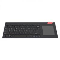 China 2.4G Wireless Keyboard With Touch Pad With Easy Media Control Solid Stainless Ultra Compact Full Size Keyboard For PC TV for sale