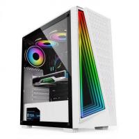 China Dazzle Time Tunnel Effect Support ARGB fans in 12cm Black and White are available. Side panel is Tempered Glass. for sale