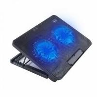 China ETEK Laptop Cooling Pad Notebook Laptop Cooling Tray External Laptop Cooler Large Size but Silent for sale
