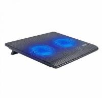 China ETEK Laptop Cooling Pad - OEM 2 Fans Notebook Cooler Stand Laptop Air Cooler Pad 4W Five Colors Available for sale