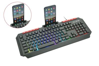 China Customizable Portable Rainbow Backlit Gaming Keyboard With 104 Keys And 10 Hotkeys For Users Seeking Efficient Work for sale
