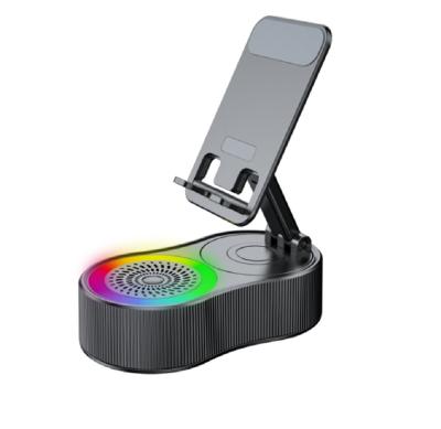 China Integrated Bluetooth Speaker 3000mAh Power Bank With USB Port TWS Pairing RGB Lighting Portable For Music Lovers for sale