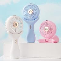 China 500mAh Battery 2-hour Charge Three Wind Speeds 148g Lightweight Halterneck Desktop Handheld 3 In 1 Nano Spray Fan for sale