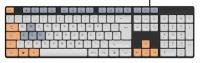 China 104-key Layout Carbon Film Keys Waterproof HIPS Material Plug-and-play USB Multimedia Keys Customizable For Office Workers for sale