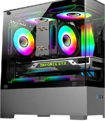 China Computer Case Supports MicroATX/MiniITX Motherboards Bottom HDD + Power Compartment For SSD Dual Storage 5-speed Fan With 3D Air Duct Design for sale