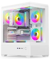 China Full-size Compatible Architecture Supporting E-ATX/ATX Motherboards 330mm Graphics Cards 240mm Top-mounted Water-cooling Grid Computer Case for sale