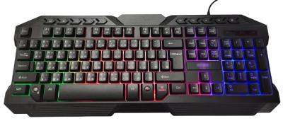 China 19 Key No Punch+tri Color Backlight Esports Grade Response black Matte Top Cover Keyboards Mouse Combos With Colorful Floating Key Positions for sale
